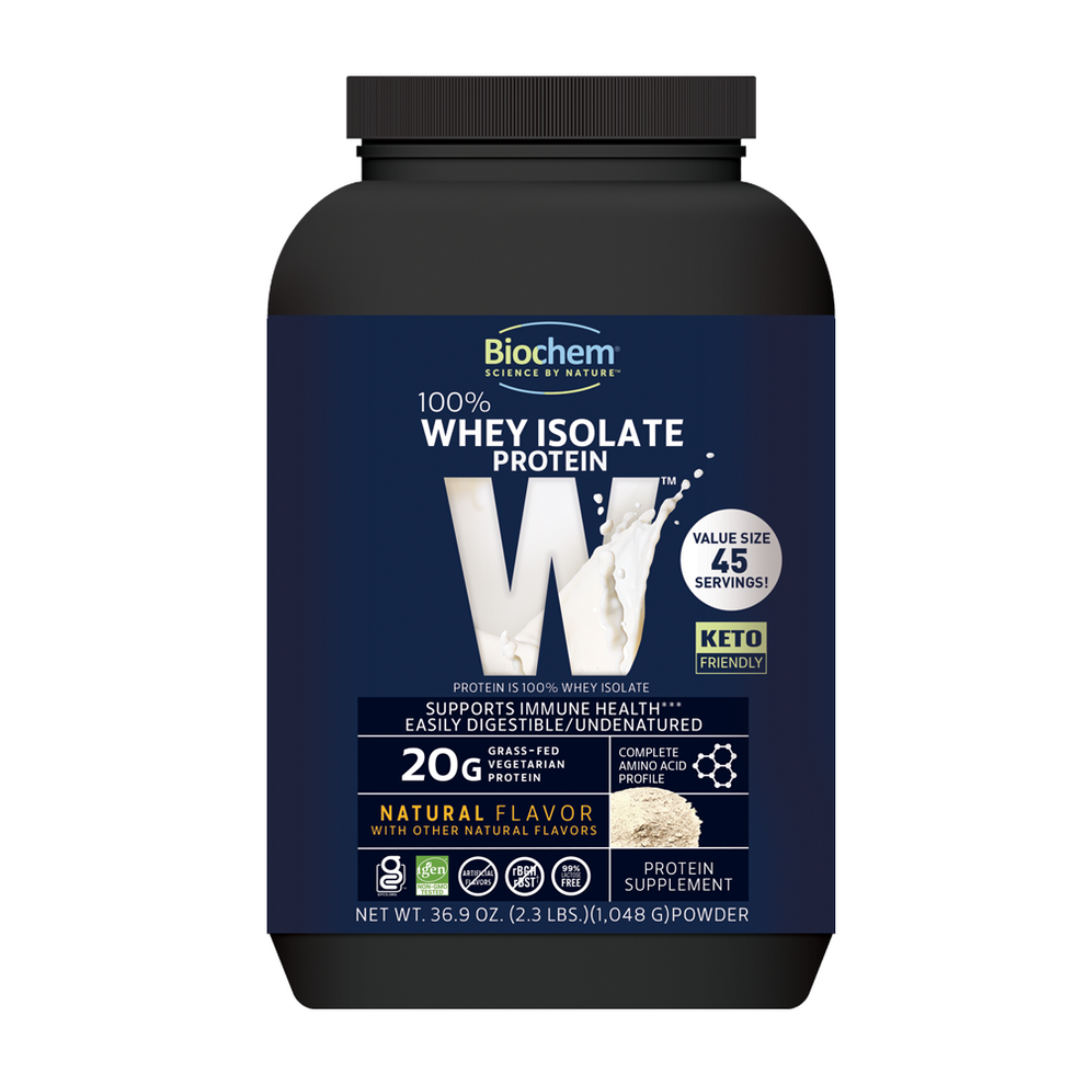 20g Serving Whey Protein Powder, Natural Flavor – Biochem Protein
